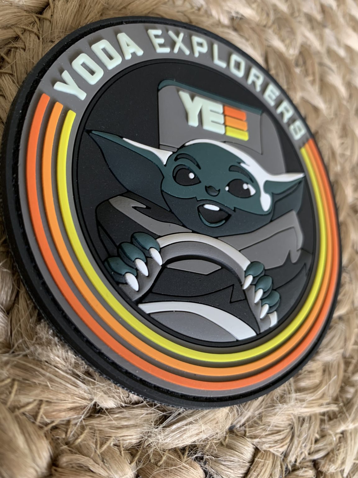 YODA Explorers 3.5" PVC GITD Patch - YOTA Explorers